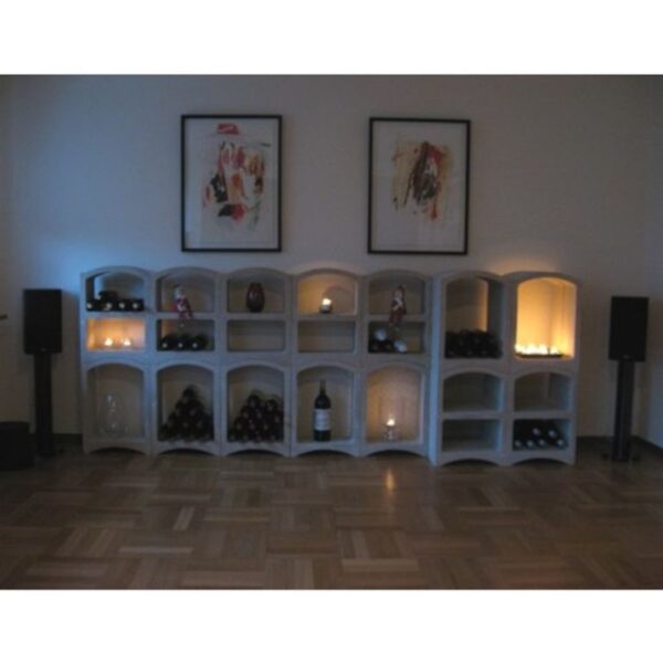 Bloc Cellier White Limestone SUPER vinreol | VintageKeeping